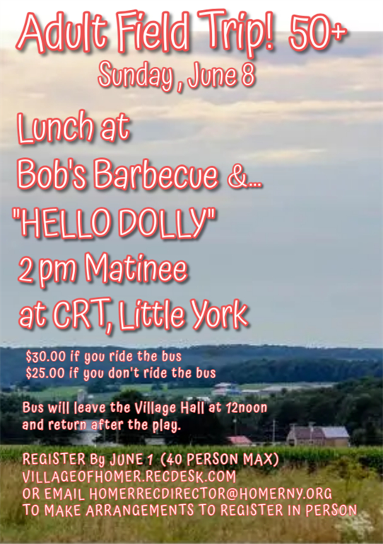 Village of Homer Recreation Department - About Us